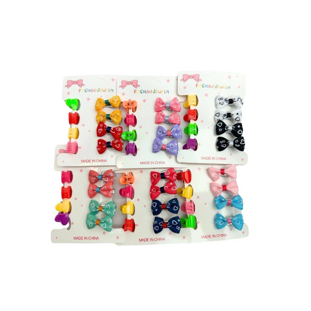 Baby Mini Hair Claw Clips, Mini Bow Clips: Style 1 – Taylor Made Beauty ...
