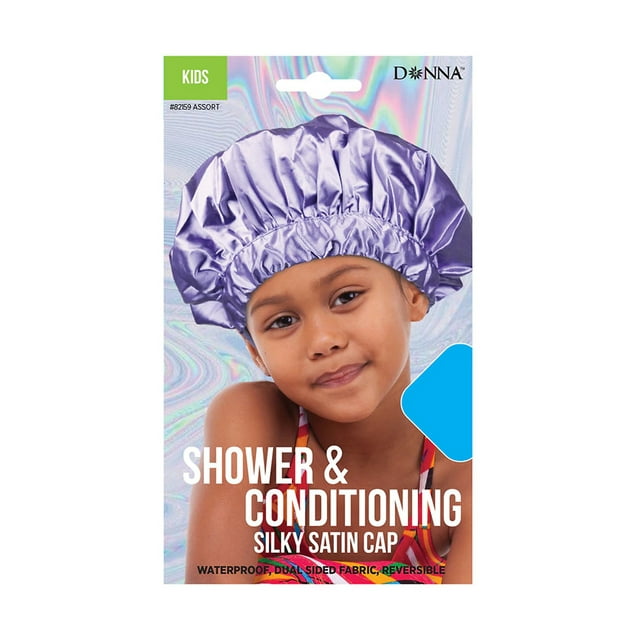 Donna Kids' Shower & Conditioning Satin Cap – Taylor Made Beauty Supply