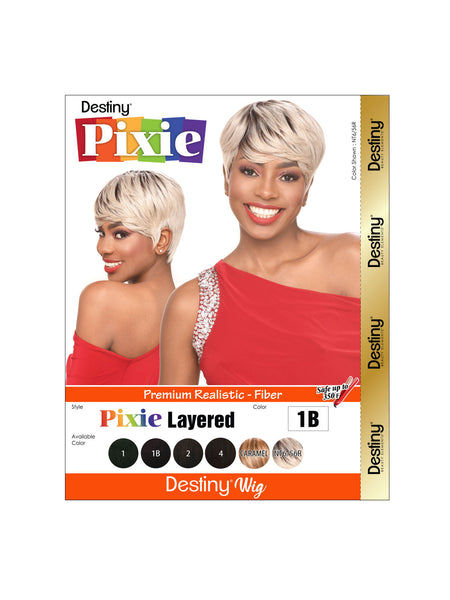 PIXIE LAYERED DESTINY WIG – Taylor Made Beauty Supply